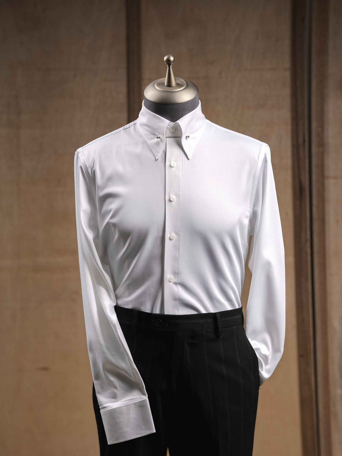 Formal Shirt - White Pinned-Collar – Zeve Shoes
