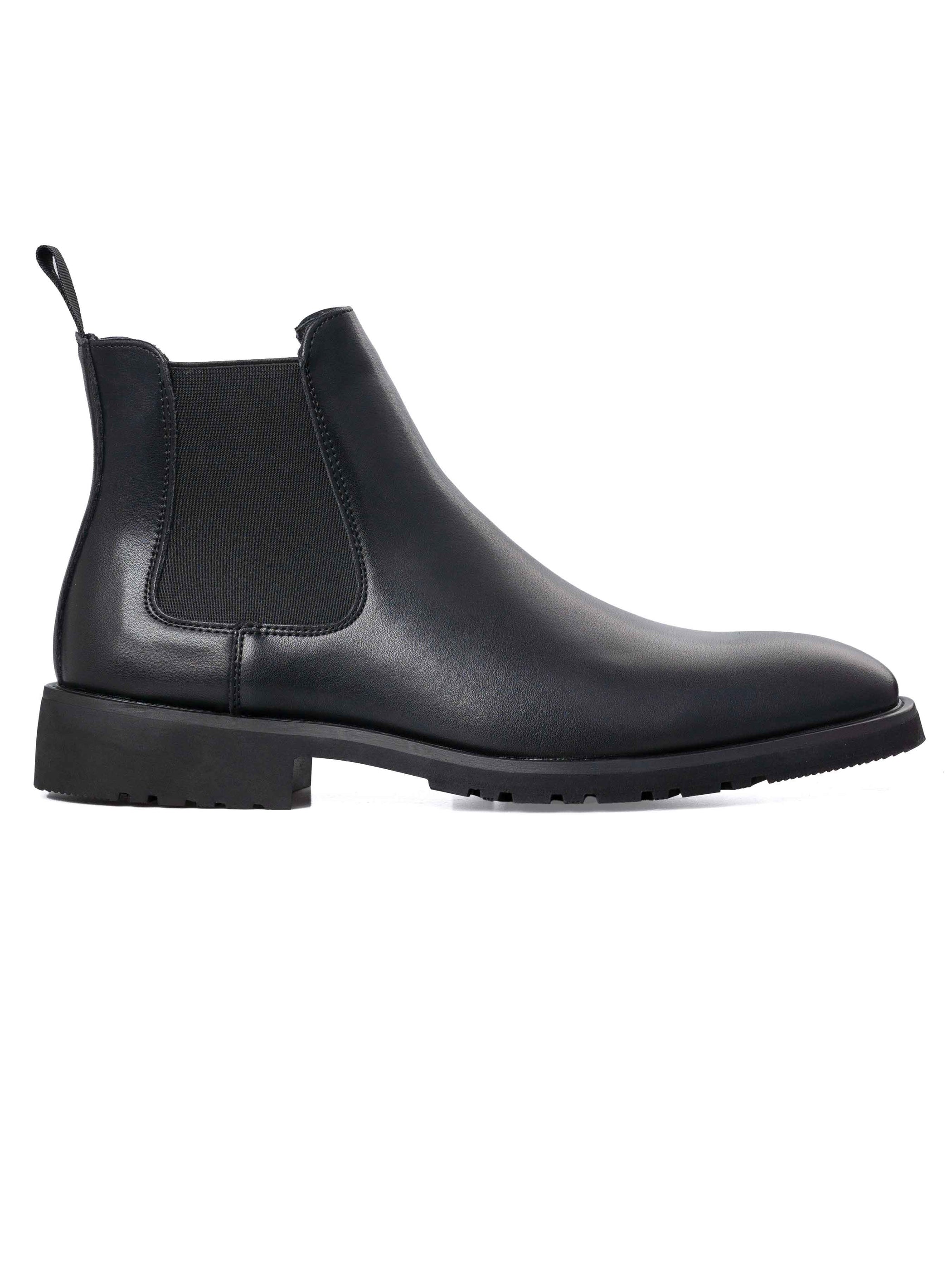Dex Chelsea Boots - Solid Black (Flexi-Sole) | Zeve Shoes