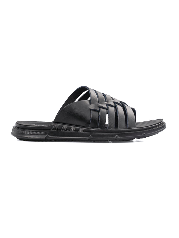 Zeve | Nico Sandal - Black Leather