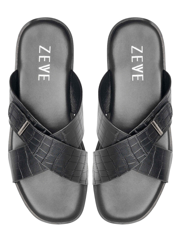 Javier Sandal - Black – Zeve Shoes