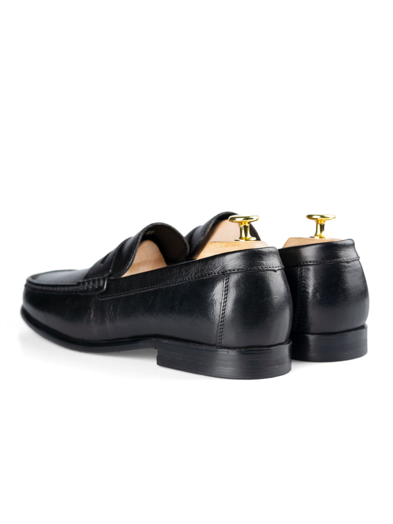 Penny Moccasin Loafer - Solid Black – Zeve Shoes